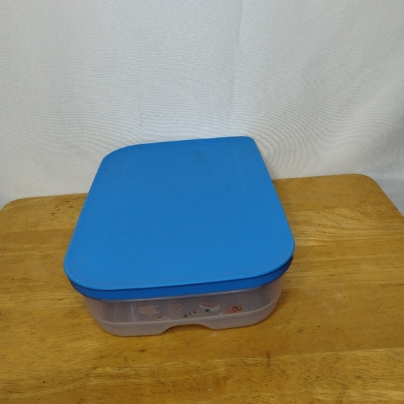 Tupperware | Kitchen | New Blue Tupperware Surf N Turf Meat Keeper ...